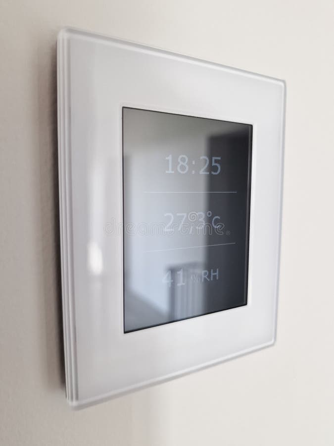 Remote Control for Smart House Climate and Fresh Air Stock Image ...