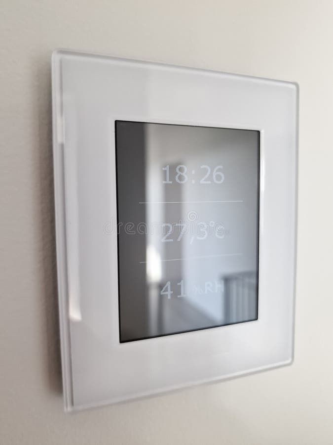 Remote Control for Smart House Climate and Fresh Air Stock Image ...