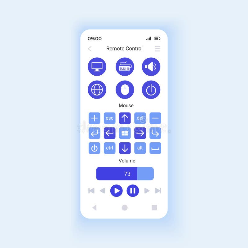Smart Keyboard Smartphone Interface Vector Template Stock Vector ... Smart Keyboard Smartphone Interface Vector Template Stock Vector ...