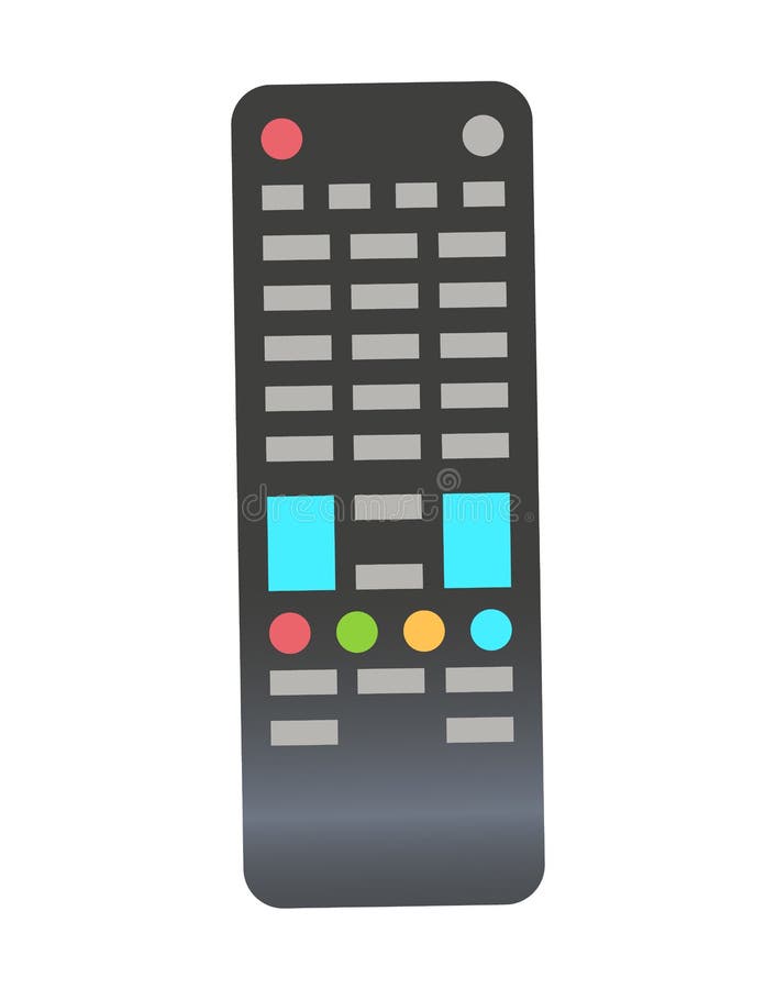 Television TV Remote Control Technology Home Gray Color Art ...