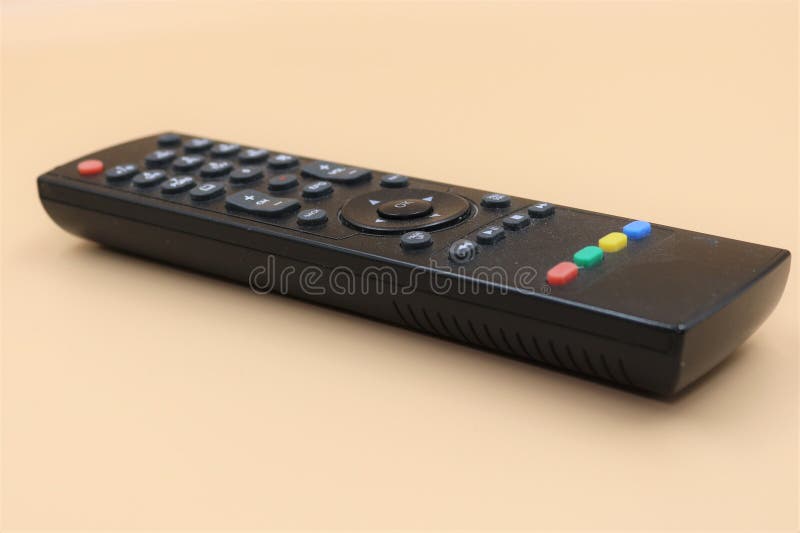 Remote Control for Tv on Background. Stock Photo - Image of digital ...