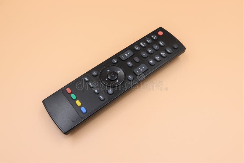 Remote Control for Tv on Background. Stock Photo - Image of objects ...