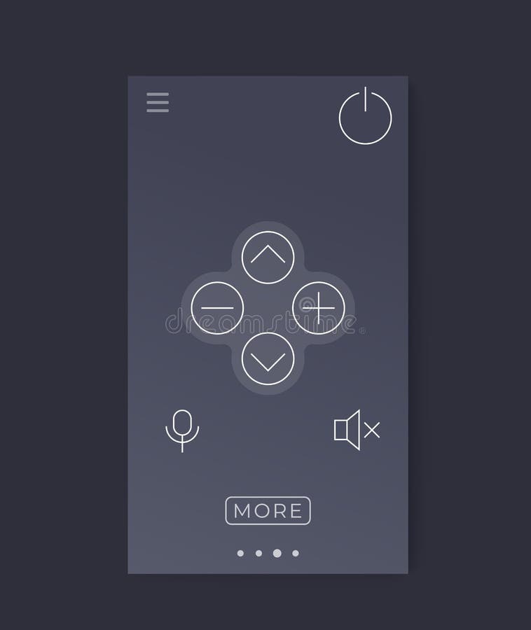 Tv Remote Control, Rc in Hand Line Vector Stock Vector - Illustration ...