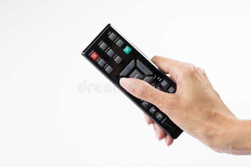 Remote control unit stock image. Image of remote, holding - 28248787