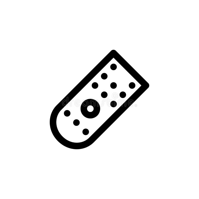 Remote Control Vector Icon. Computer Component Icon Outline Style ...