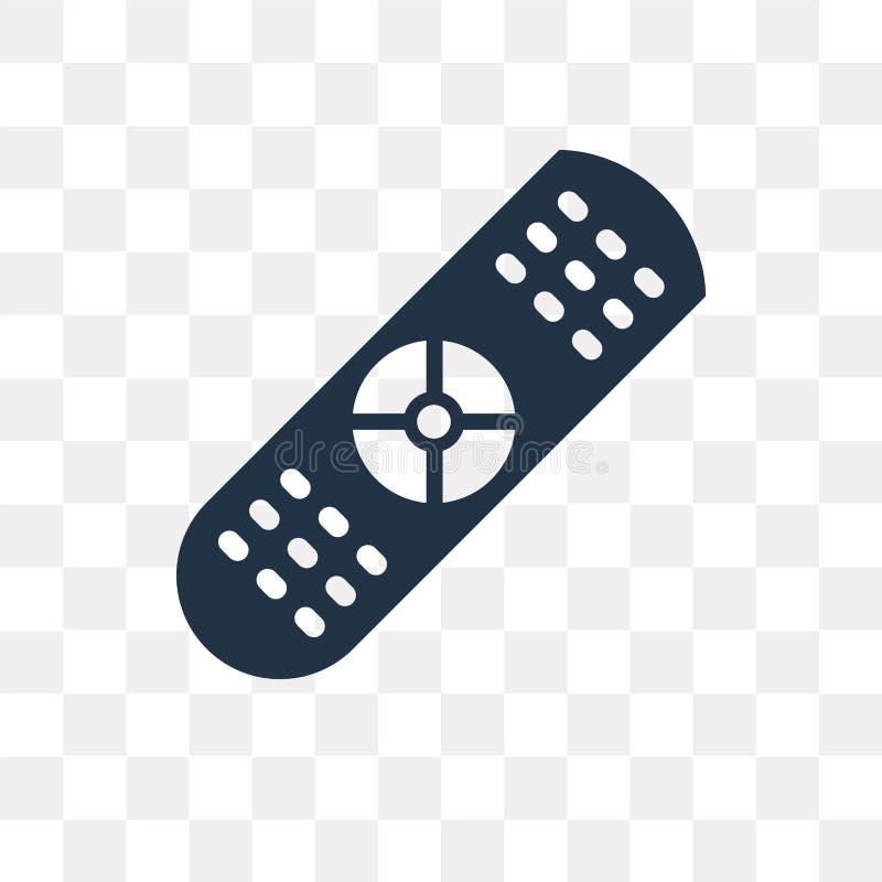 Remote Control Vector Icon Isolated on Transparent Background, R Stock ...