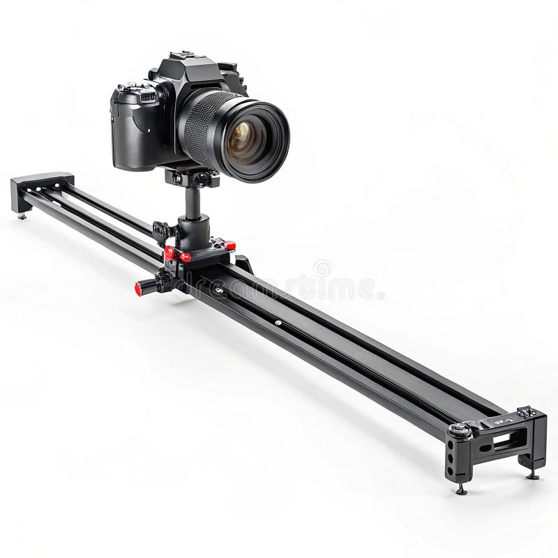 Remote-controlled Camera Slider for Video Stock Illustration ...