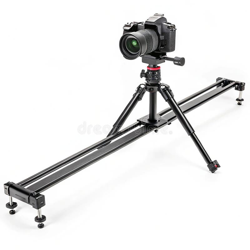 Remote-controlled Camera Slider for Video Stock Illustration ...