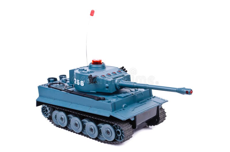 Remote-controlled Model Tank Stock Image - Image of plastic, motor ...