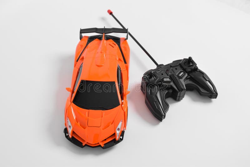 Remote Controlled Toy Car with a Game Controller Stock Photo - Image of ...