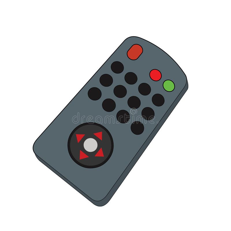 Remote Controller for Drone or Joystick for Game Stock Illustration ...