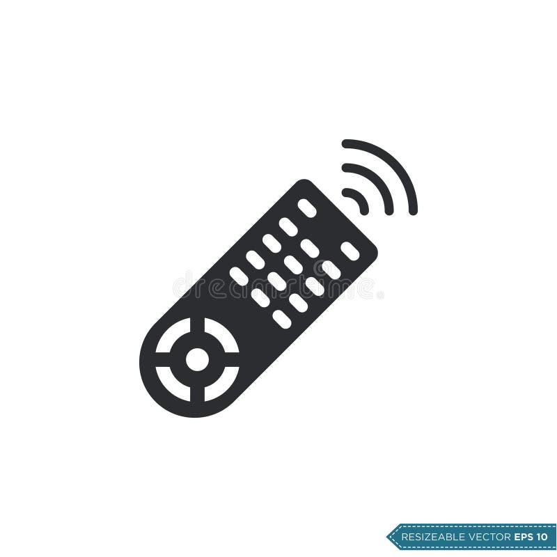 Remote Controller Icon Vector Template Illustration Design Stock Vector ...