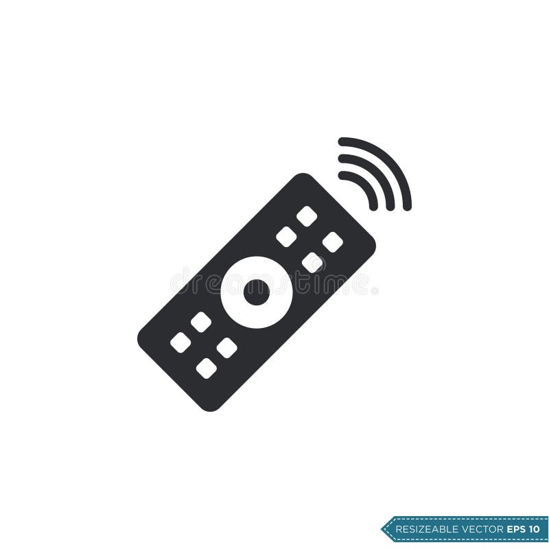 Remote Controller Icon Vector Template Illustration Design Stock Vector ...