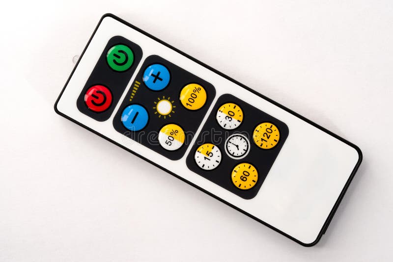 Remote Controller for Light Fixture Stock Image - Image of lighting ...