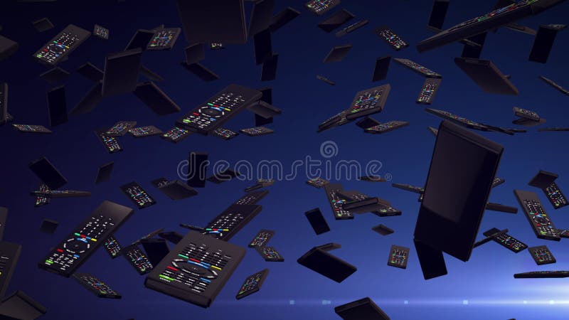 Remote controllers stock illustration. Illustration of television ...