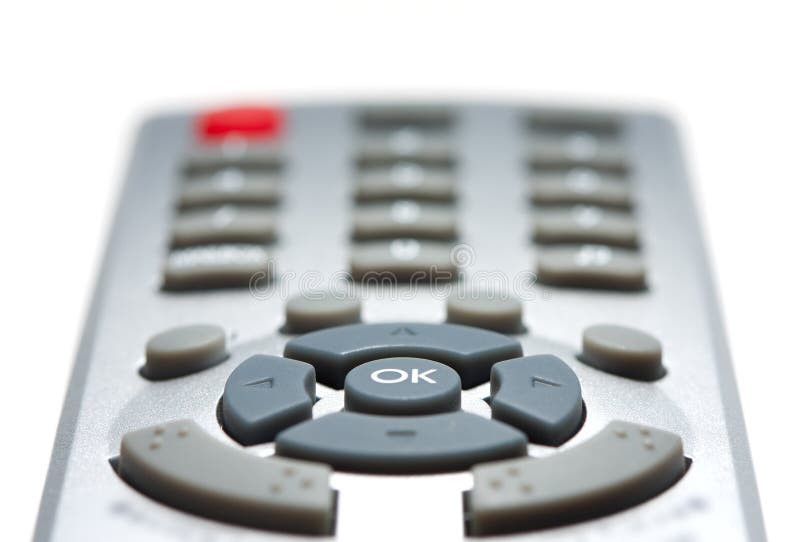 Remote Controllers Navigation Pad Stock Image - Image of knob, select ...