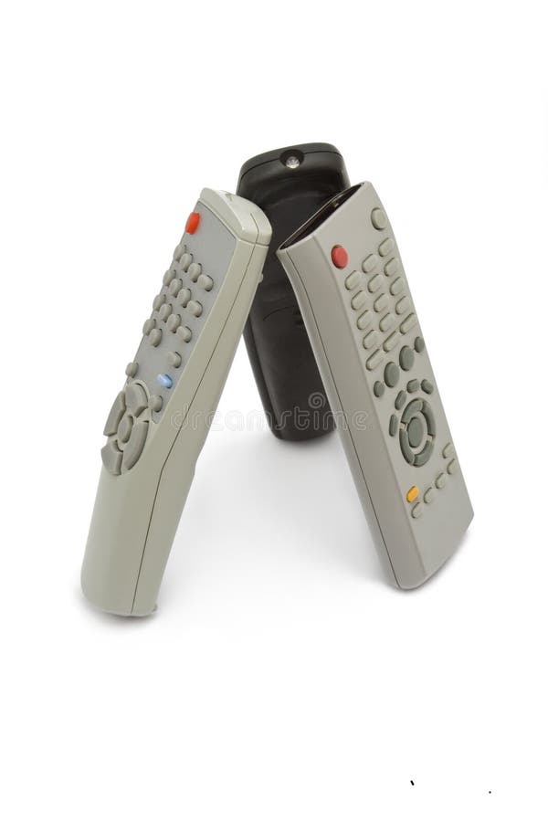 The remote controls stock image. Image of clipping, pyramid - 12563759