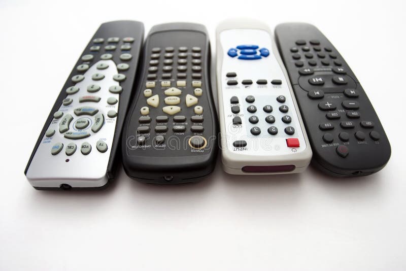 Bunch of remotes stock image. Image of gadget, button - 9673843