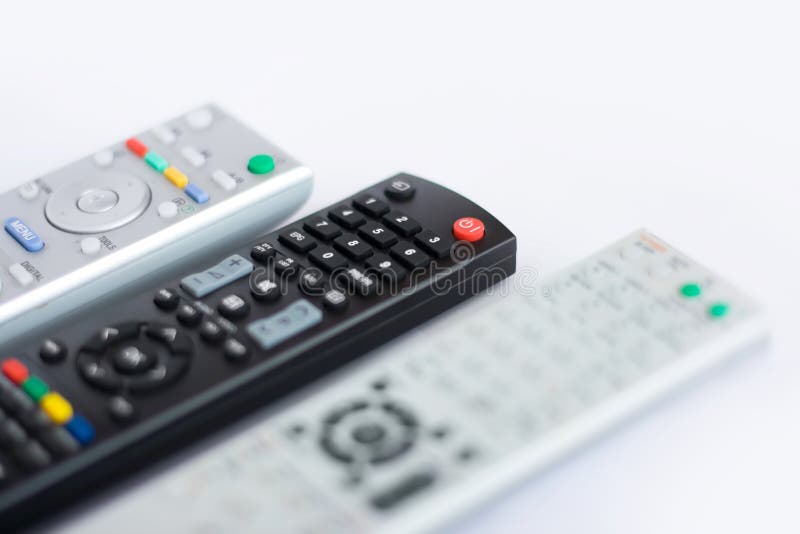 Remote Controls stock image. Image of detail, digital, black - 95235