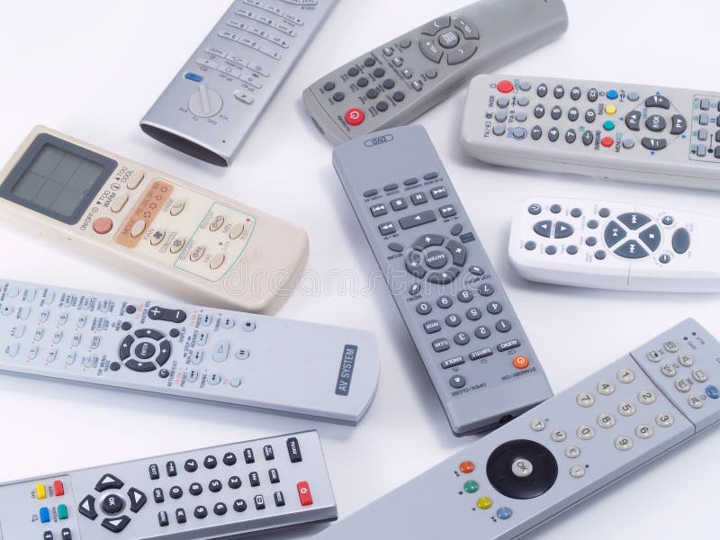 Remote controls. stock photo. Image of electrical, remote - 25858504