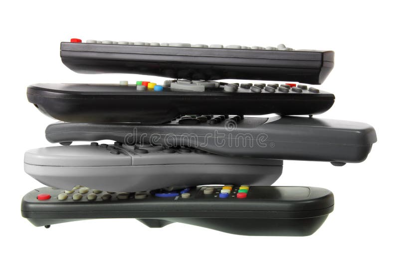 Remote Controls stock image. Image of isolated, studio - 26627913
