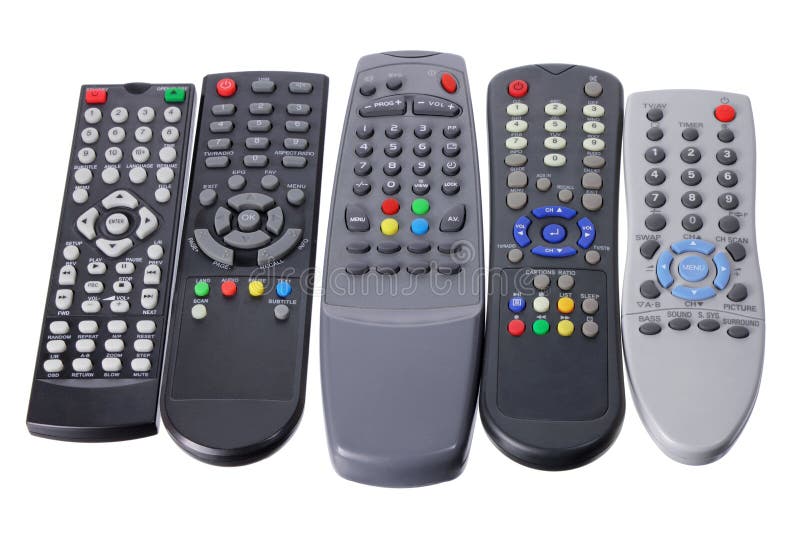 Remote Controls stock photo. Image of cutout, remote - 26627926