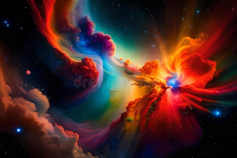 A Remote Corner of the Universe. Captivating Colors of Outer Space ...