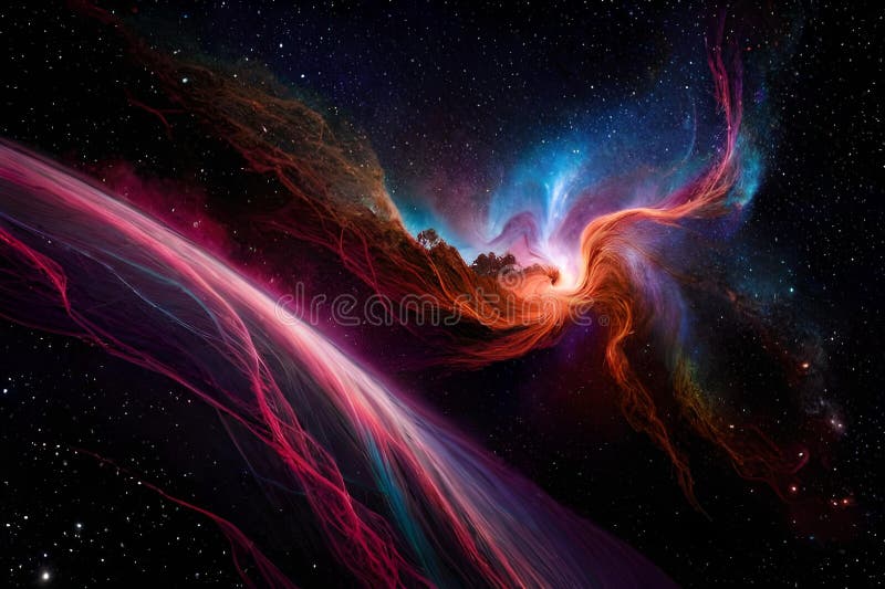 A Remote Corner of the Universe. Captivating Colors of Outer Space ...