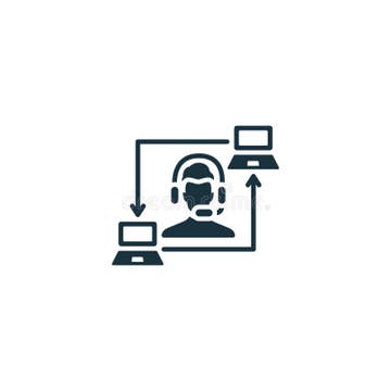 Remote Support Icon Stock Illustrations – 4,584 Remote Support Icon ...
