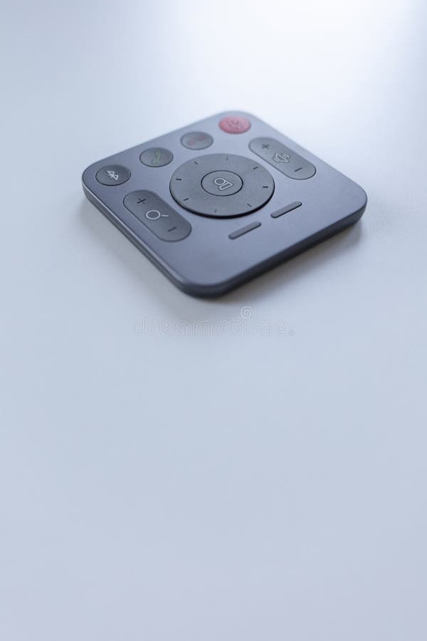 Remote Device of Office Meeting Room Stock Image - Image of object ...