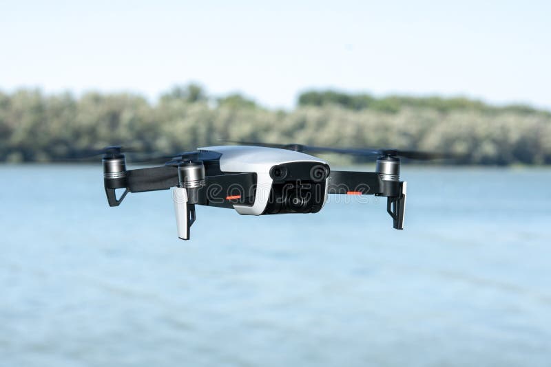 Remote Drone Flying with Video Camera on Board Stock Photo - Image of ...