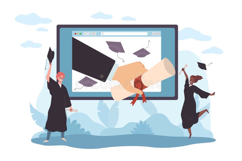 Remote Education, Diploma for Students Graduates, Certificate of ...