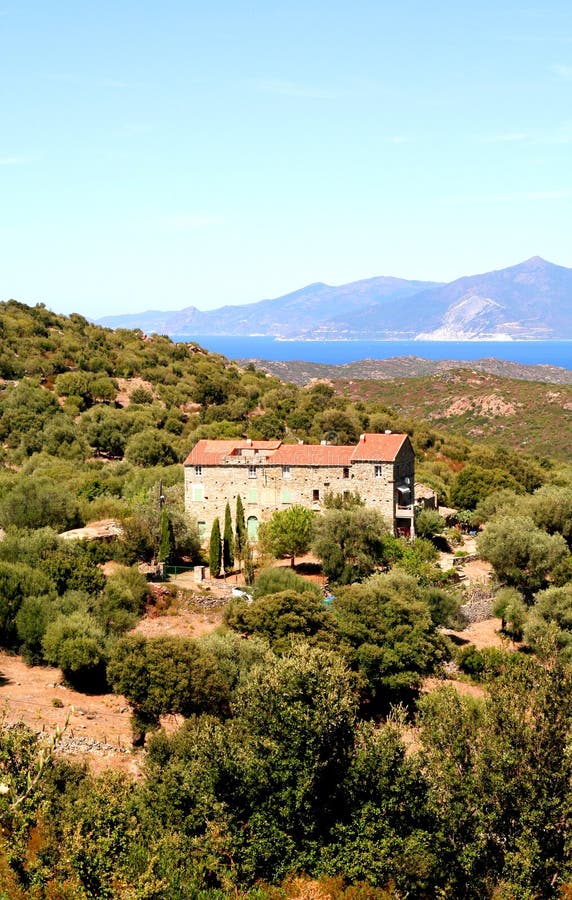 A Remote Farmhouse stock photo. Image of trees, farm - 47211782