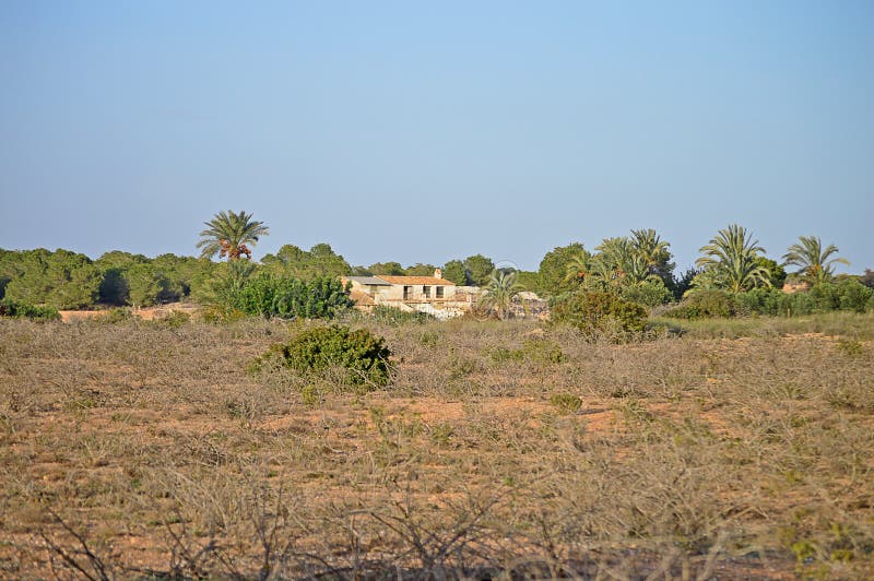 A Remote Farmhouse stock photo. Image of trees, farm - 47211782
