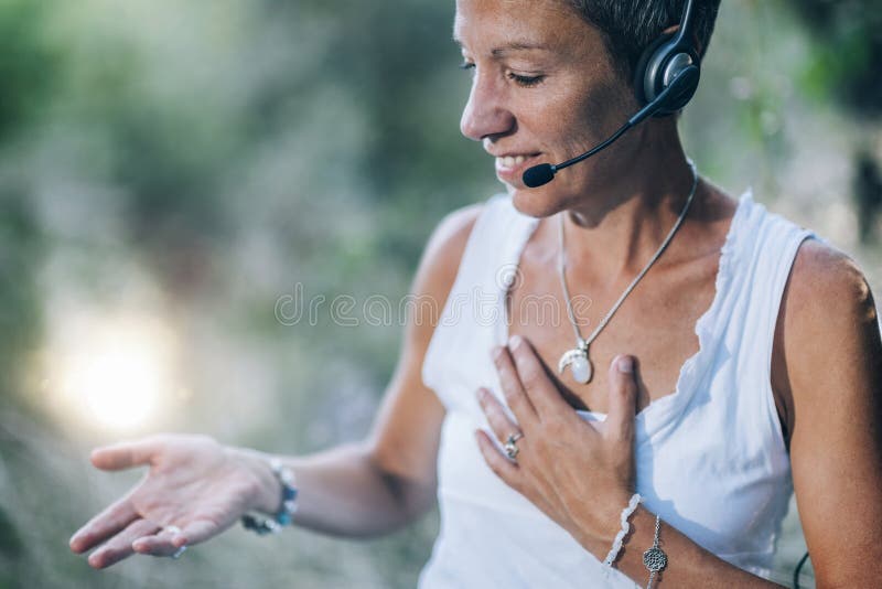 Remote Healing Therapy stock image. Image of honesty - 206027525