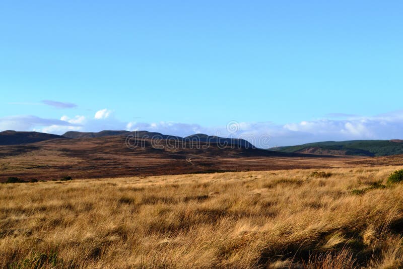 Remote Hills in the Highlands of Scotland Stock Photo - Image of ...
