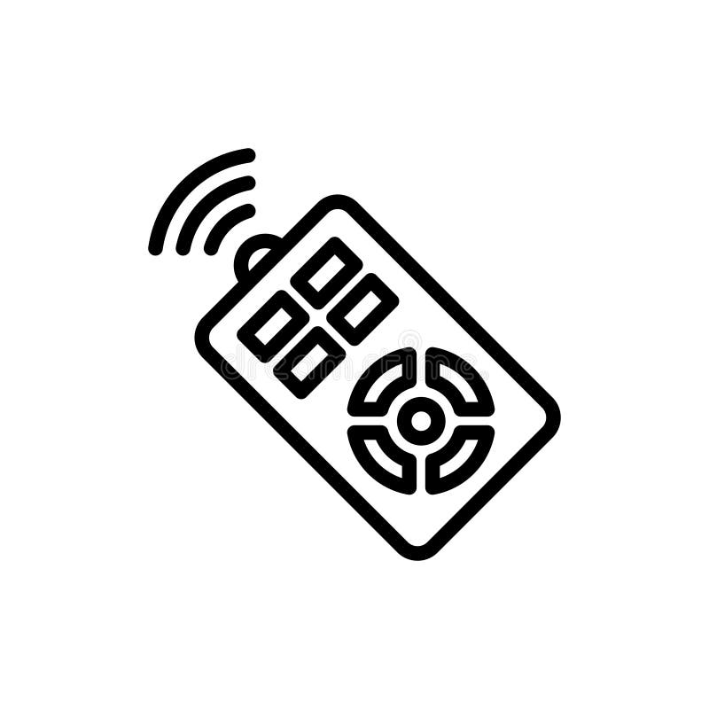 Remote Icon Flat Vector Template Design Trendy Stock Vector ...