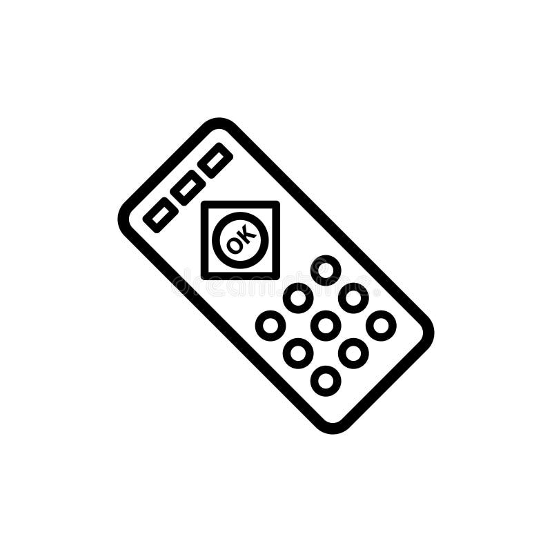 Remote Icon Flat Vector Template Design Trendy Stock Vector ...
