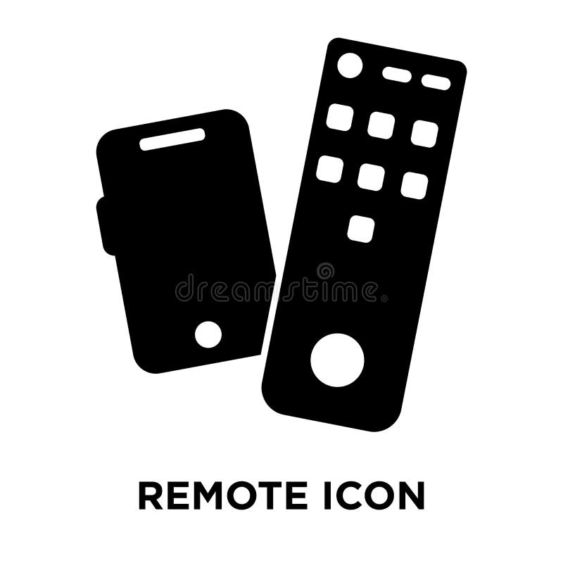 Remote Control Icon Vector Sign And Symbol Isolated On White Background ...