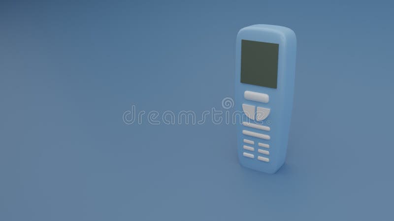 Remote Illustration 3d Illustration 3d Render Image Stock Illustration ...