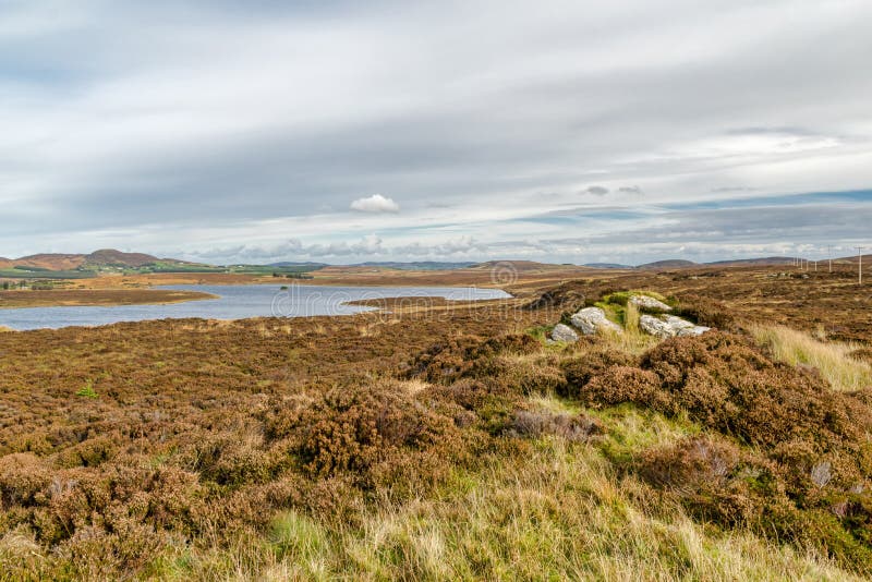Remote Ireland Landscape stock photo. Image of view - 130446614