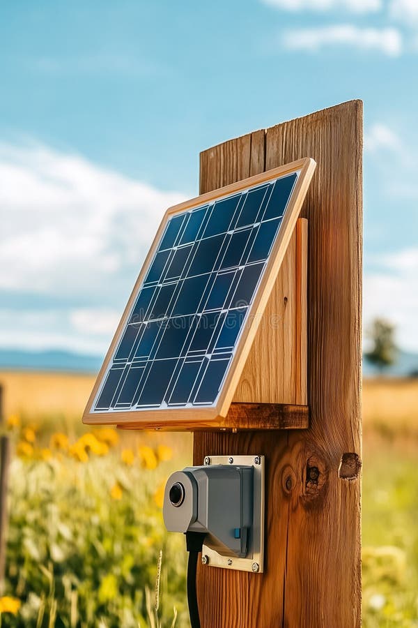 A Remote Irrigation Control Panel Utilizes Solar Energy To Operate, Set ...