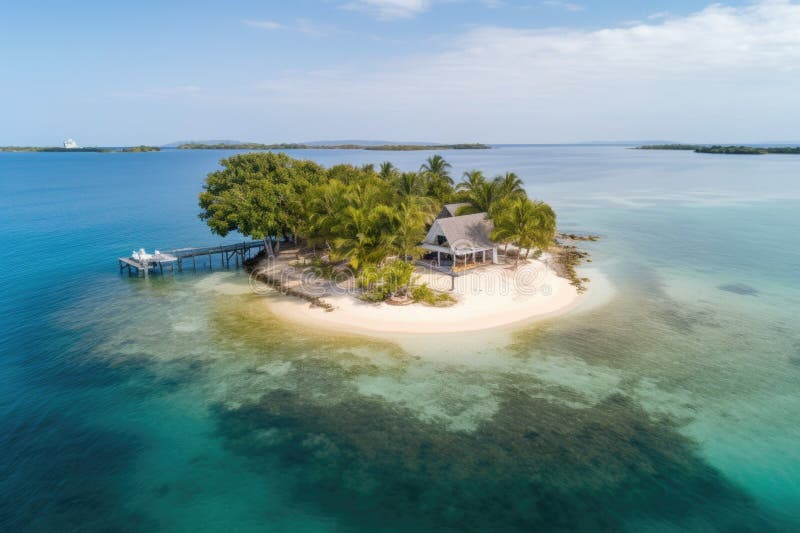 Remote Island Getaway with Private Beach, Palm Trees, and Crystal-clear ...