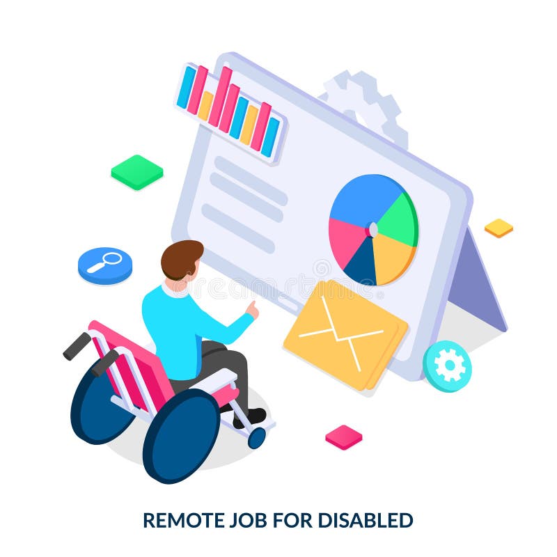 Accessibility Isometric Flowchart Stock Vector - Illustration of sign ...