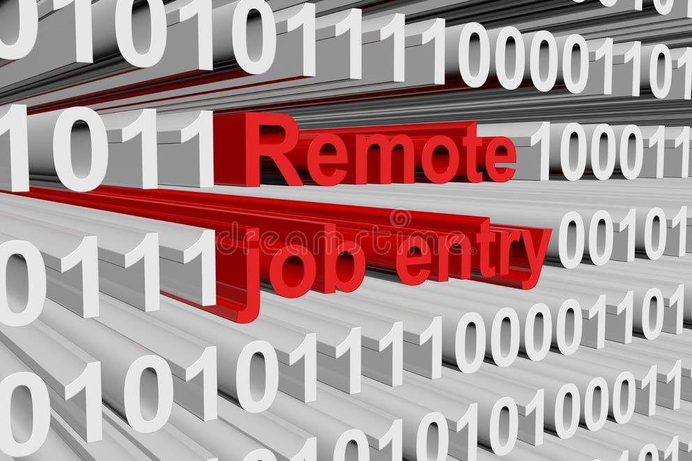 Remote job entry stock illustration. Illustration of procedure - 88483217