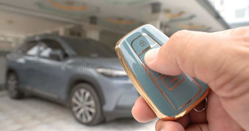 Remote Key To Unlock the Modern Car. Transportation and Technology ...