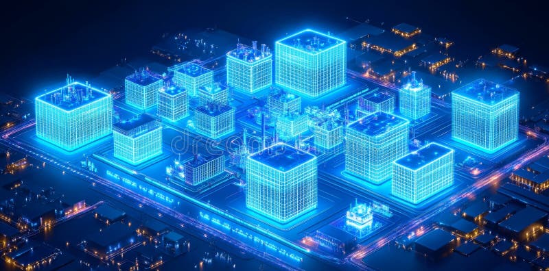 In a Remote Location, an Industrial Facility Utilizes Advanced ...