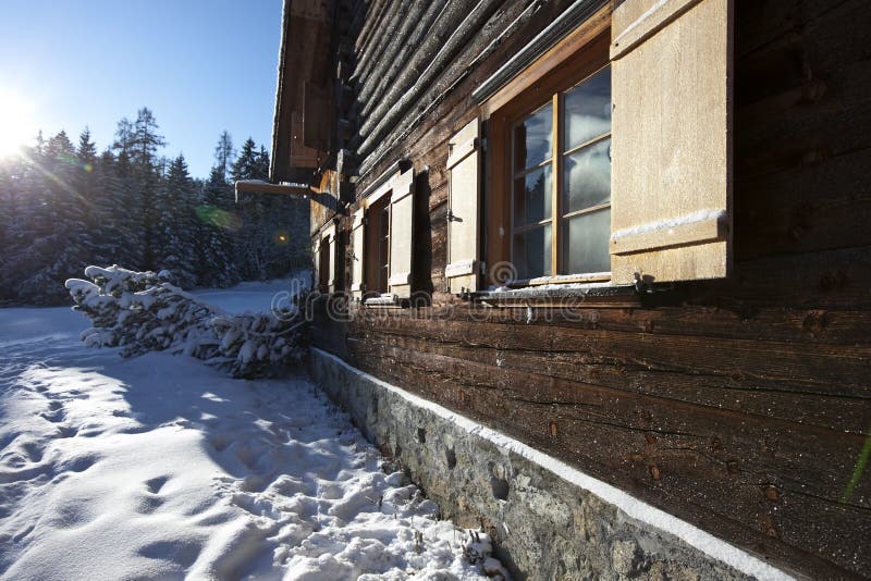Remote log cabin stock photo. Image of relaxation, idyllic - 13699270