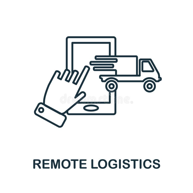 Remote Management Icon from Iot Collection. Simple Line Remote ...