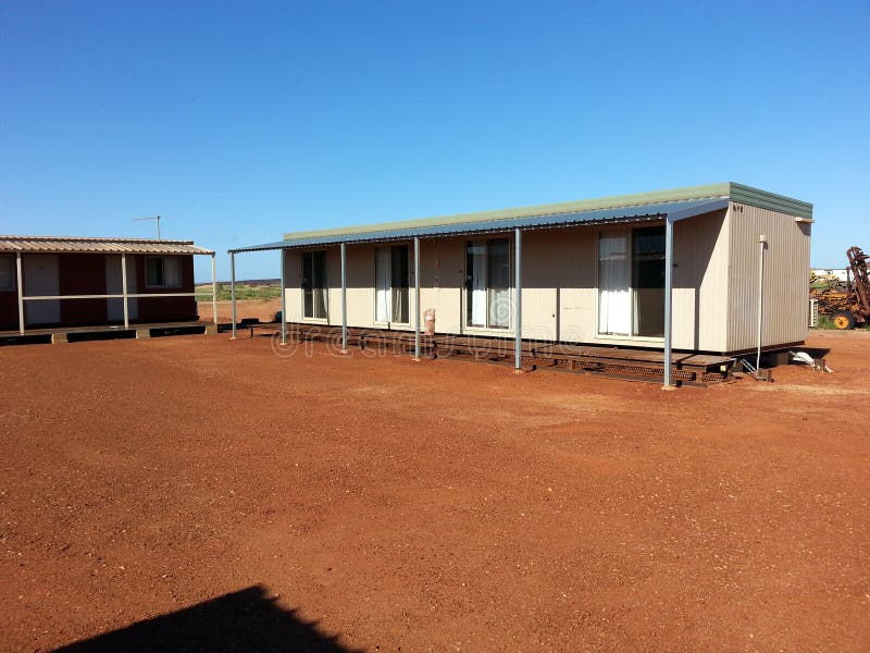 Remote Mining Camp Accomodation Stock Photo - Image of summer, alone ...